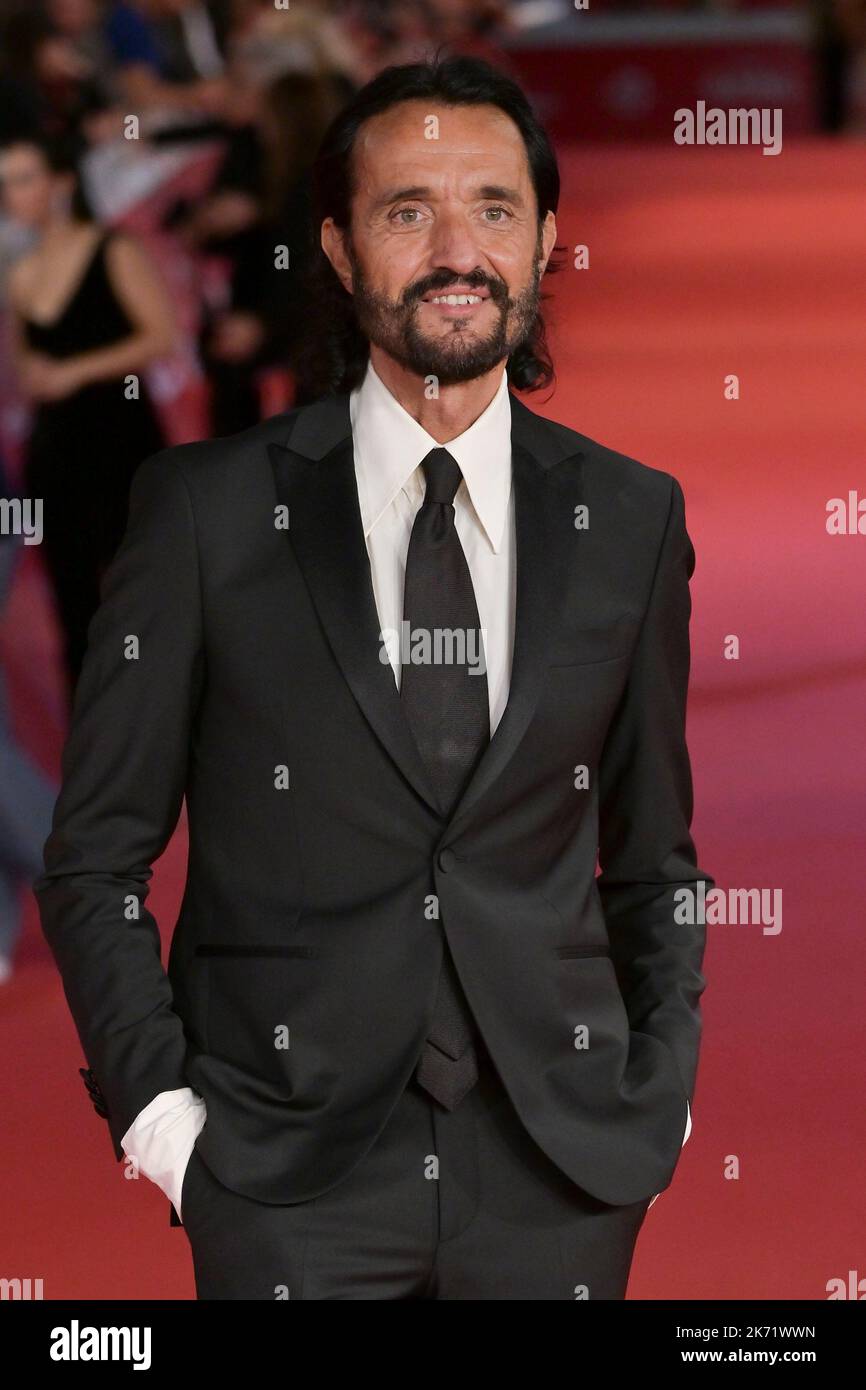 Giulio Base attends the red carpet of the movie "Il maledetto" at Rome ...
