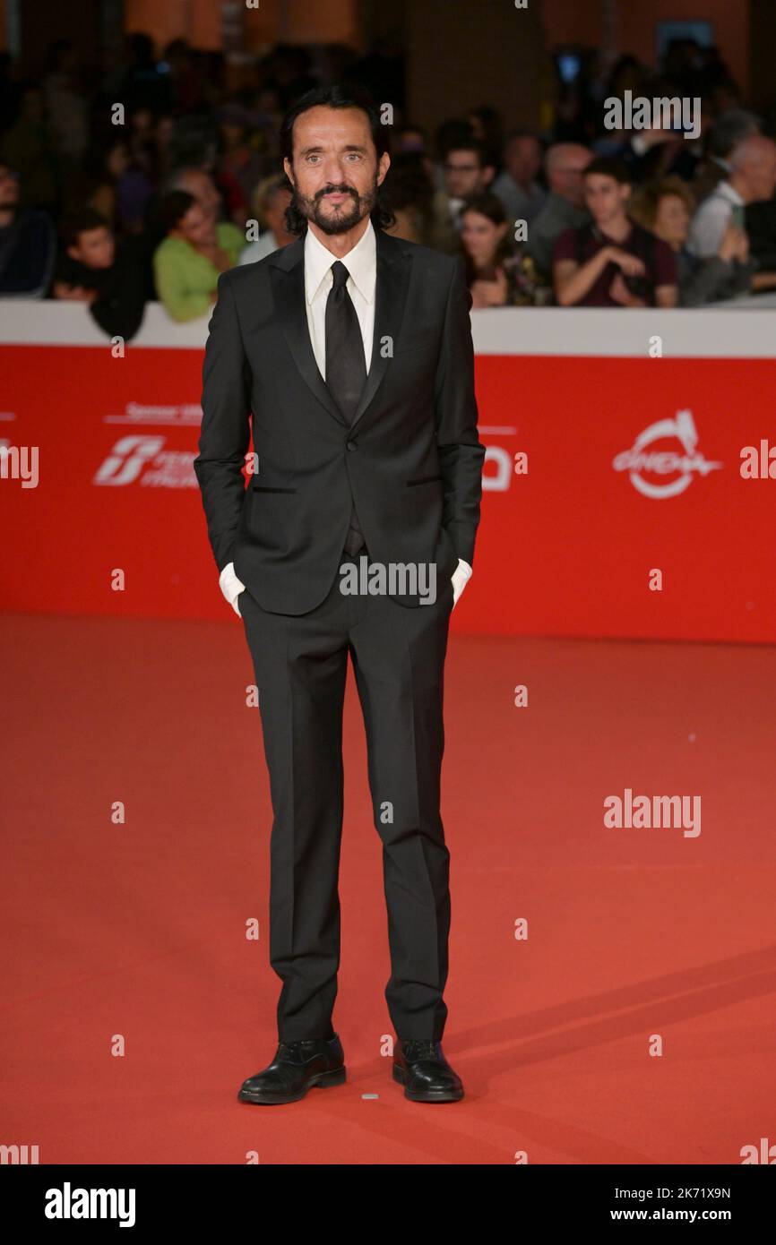 Giulio Base attends the red carpet of the movie "Il maledetto" at Rome ...