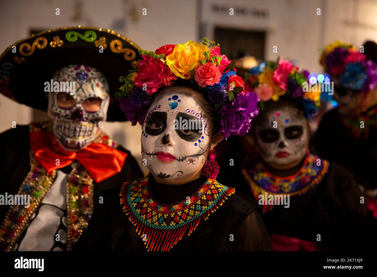 Pre-carnival parade in Mérida, Yucatan, Mexico on October 15, 2022. The ...