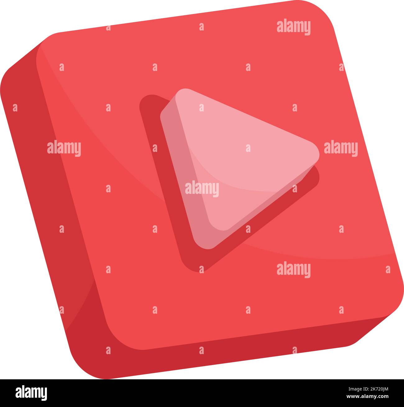 play button square Stock Vector Image & Art - Alamy