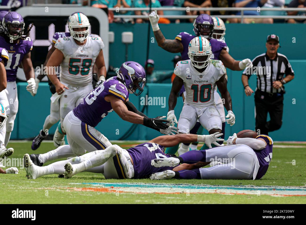 Sunday, October 16, 2022; Miami Gardens, FL USA; Miami Dolphins safety ...