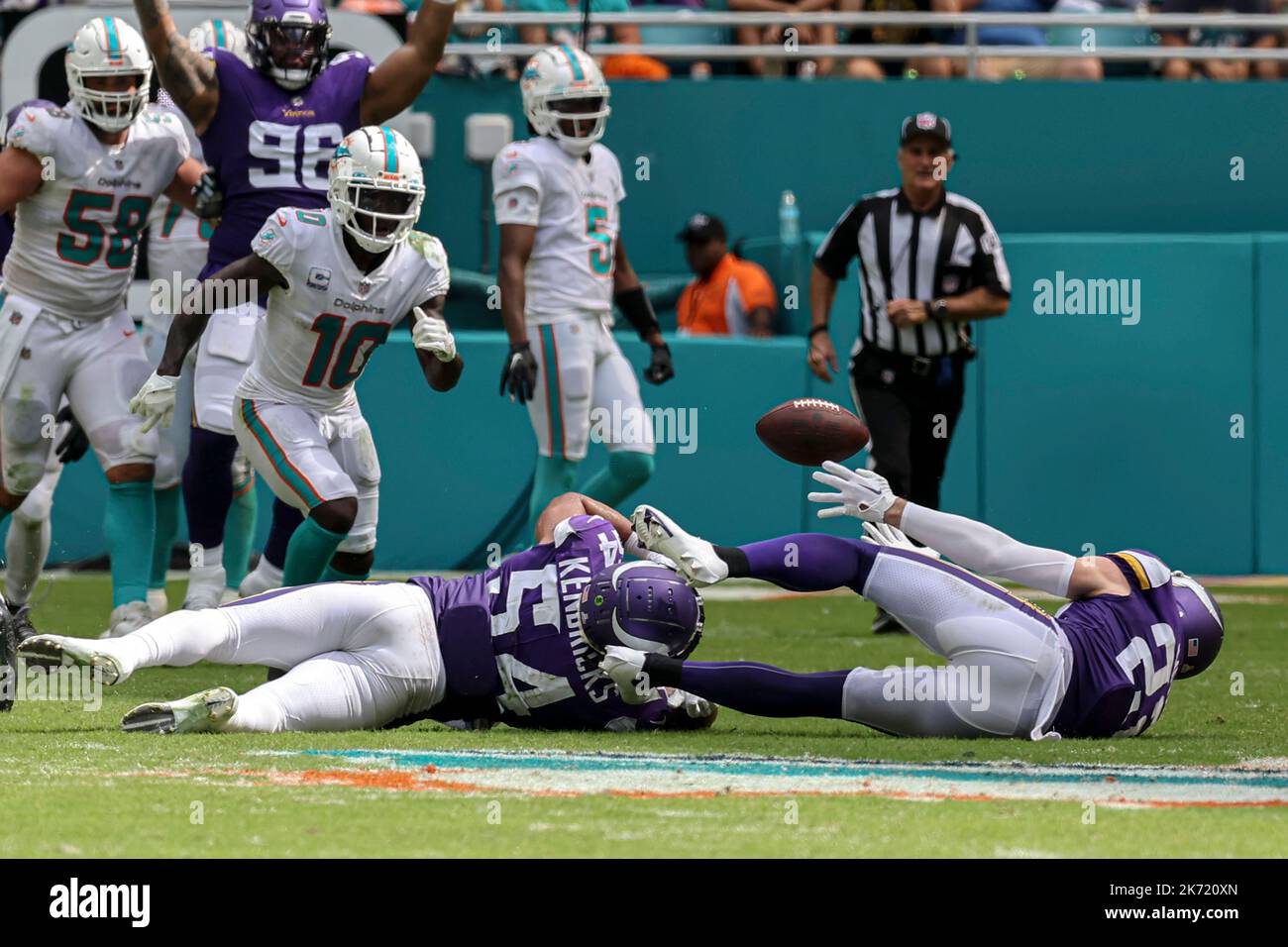 Sunday, October 16, 2022; Miami Gardens, FL USA; Miami Dolphins safety ...