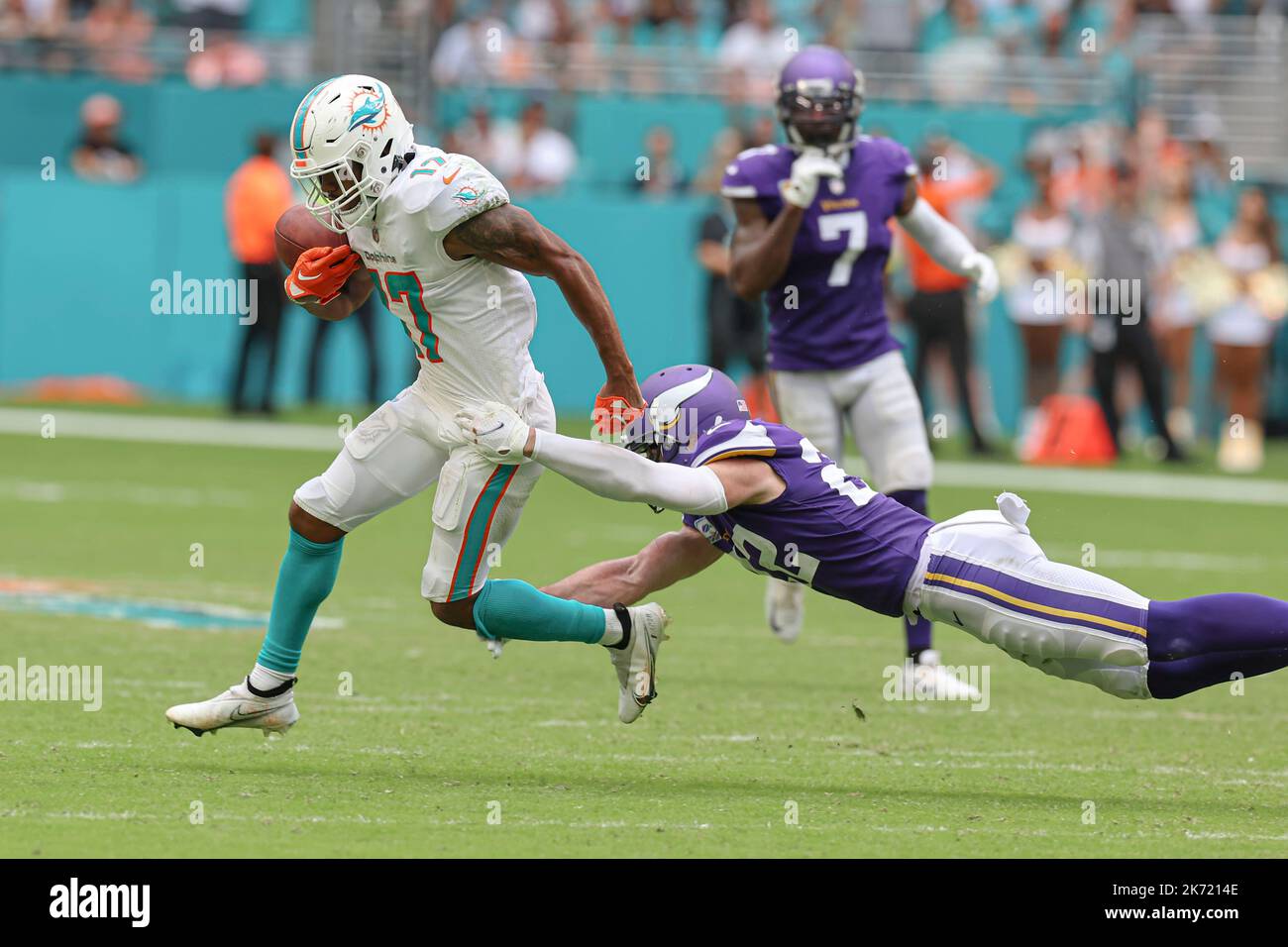 Sunday, October 16, 2022; Miami Gardens, FL USA; Miami Dolphins wide ...