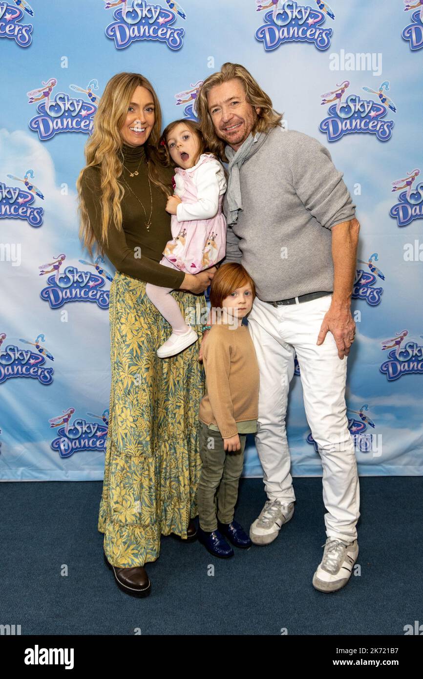 Kelly Simpkin and Nicky Clarke with their children Cecee Clarke and ...