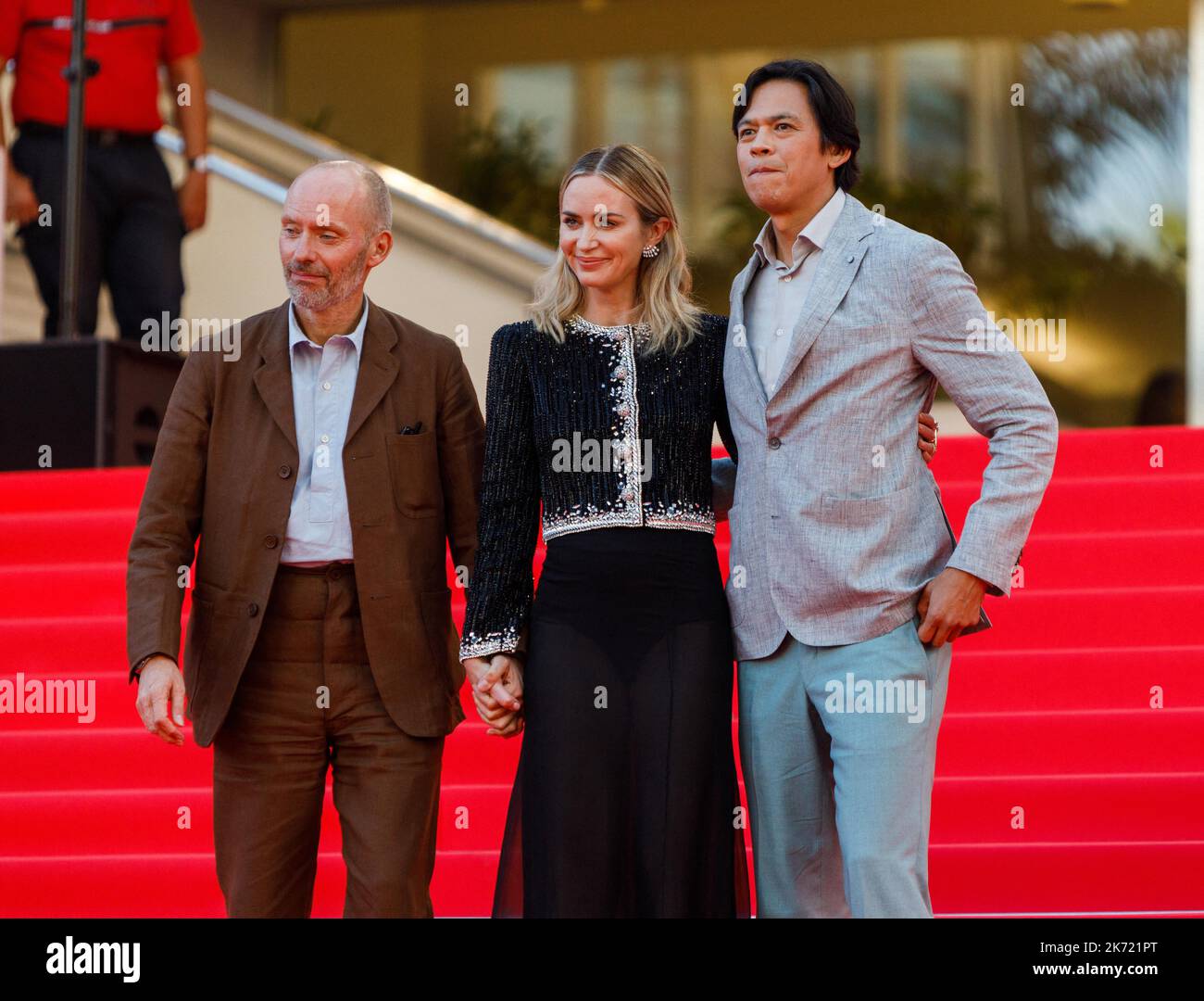 Emily Blunt, Chaske Spencer and Hugo Blick attending The English ...