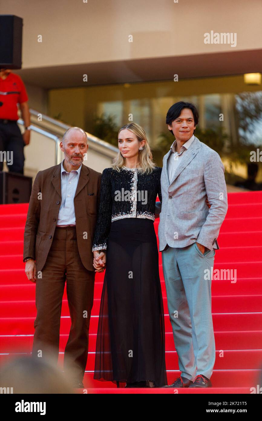 Emily Blunt, Chaske Spencer and Hugo Blick attending The English ...
