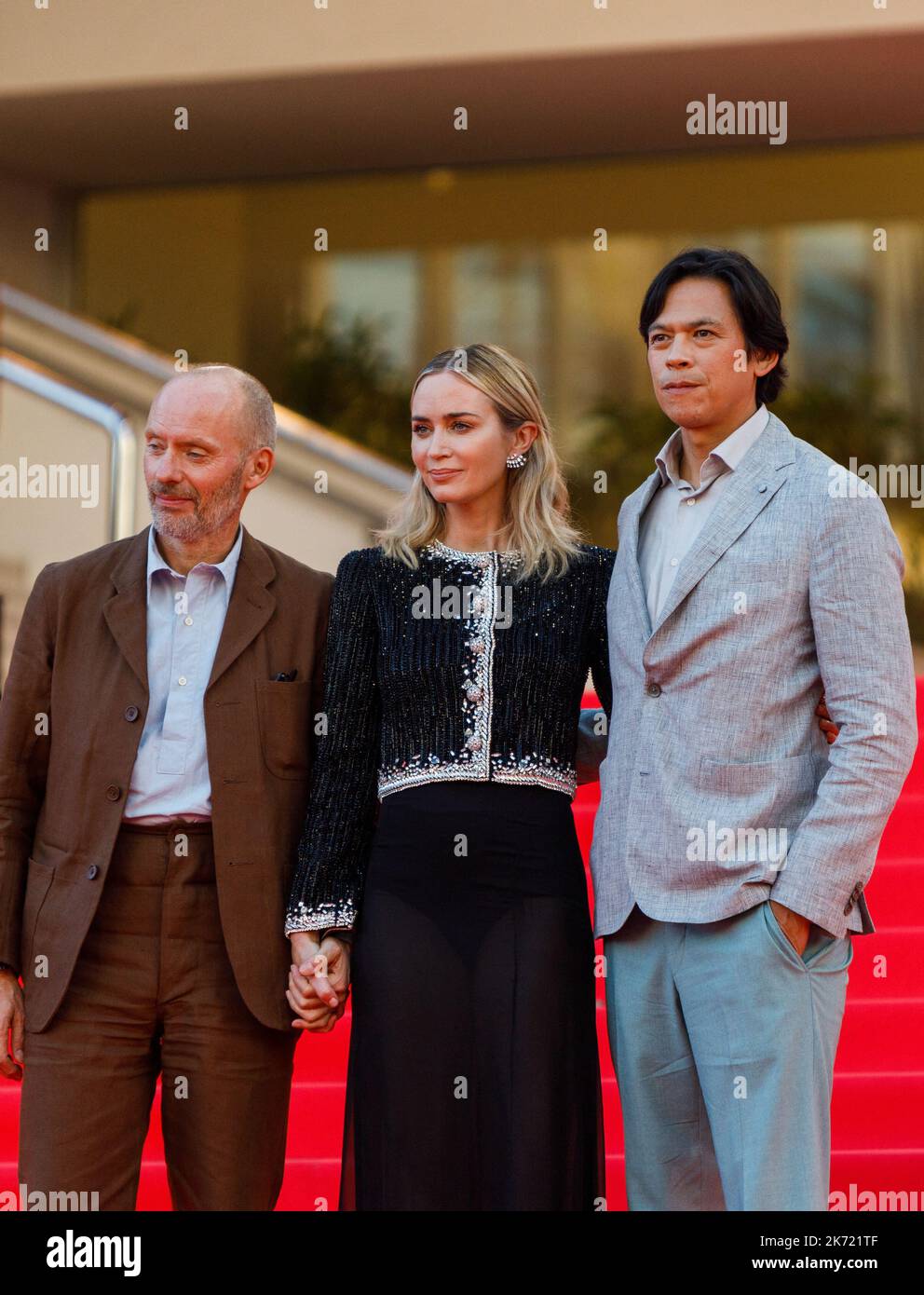 Emily Blunt, Chaske Spencer and Hugo Blick attending The English ...