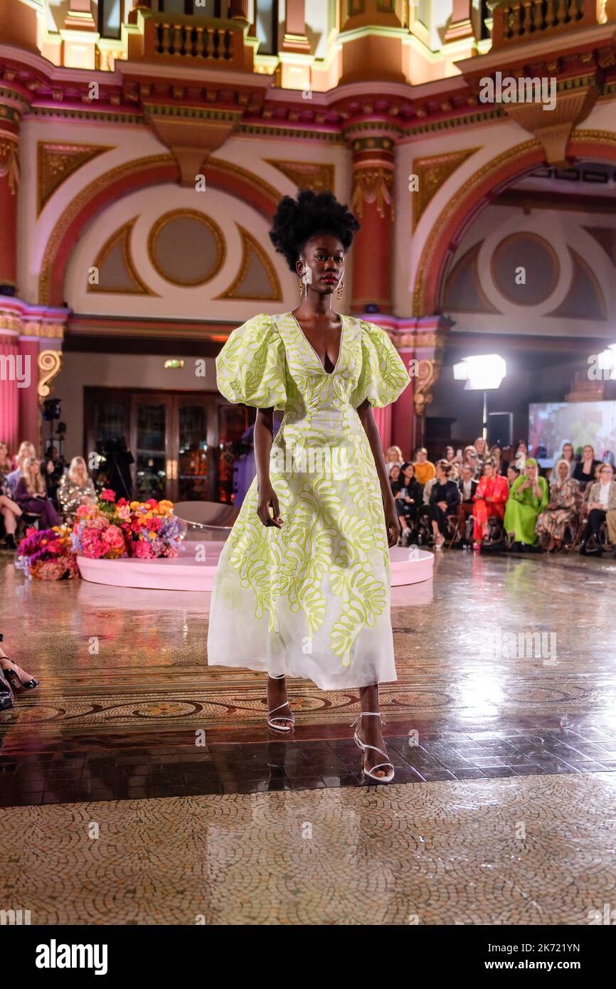 Melbourne, Australia. 16th Oct, 2022. A model wearing an outfit by ...