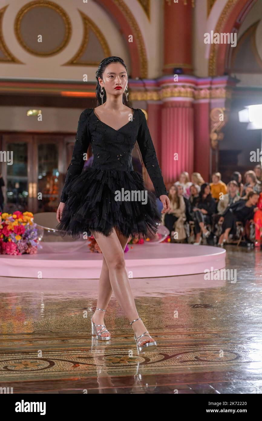 Melbourne, Australia. 16th Oct, 2022. A model wearing an outfit by ...