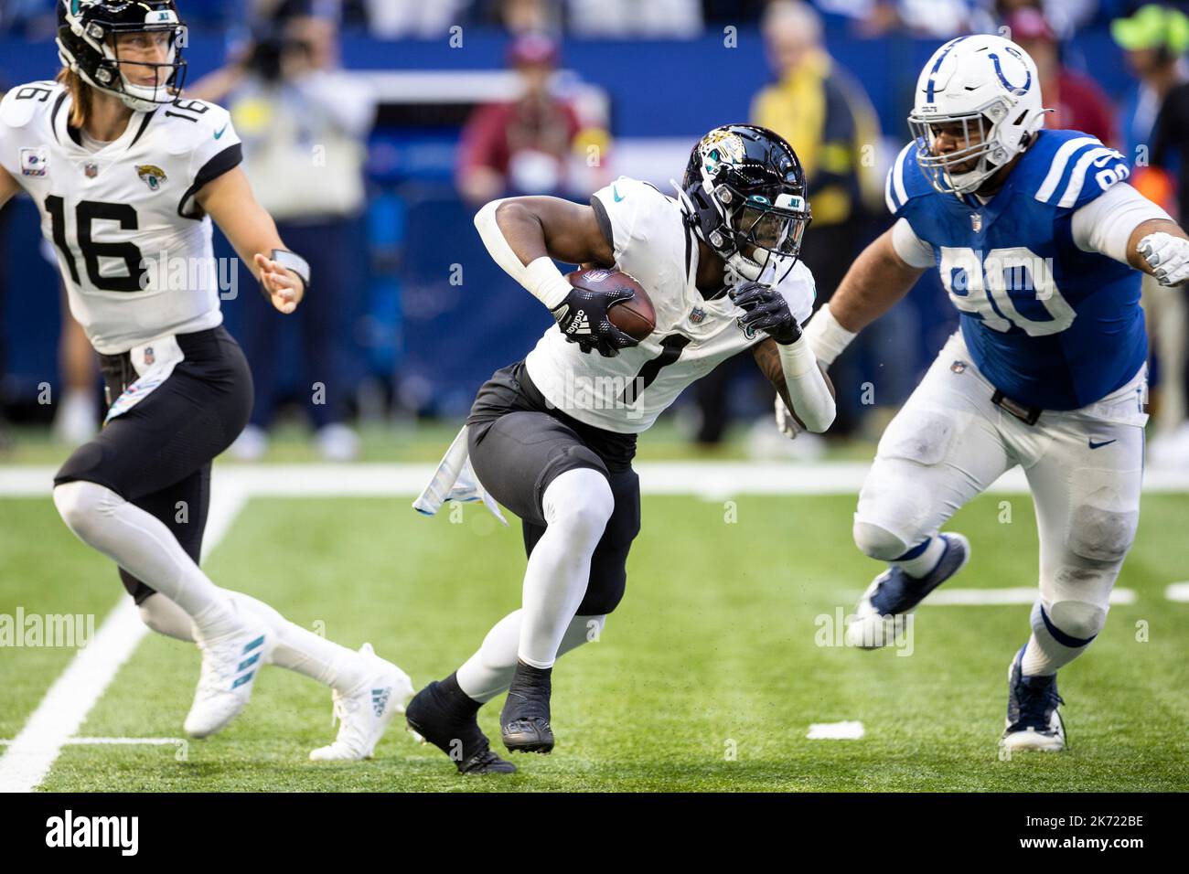 Indianapolis, Indiana, USA. 16th Oct, 2022. Jacksonville Jaguars ...