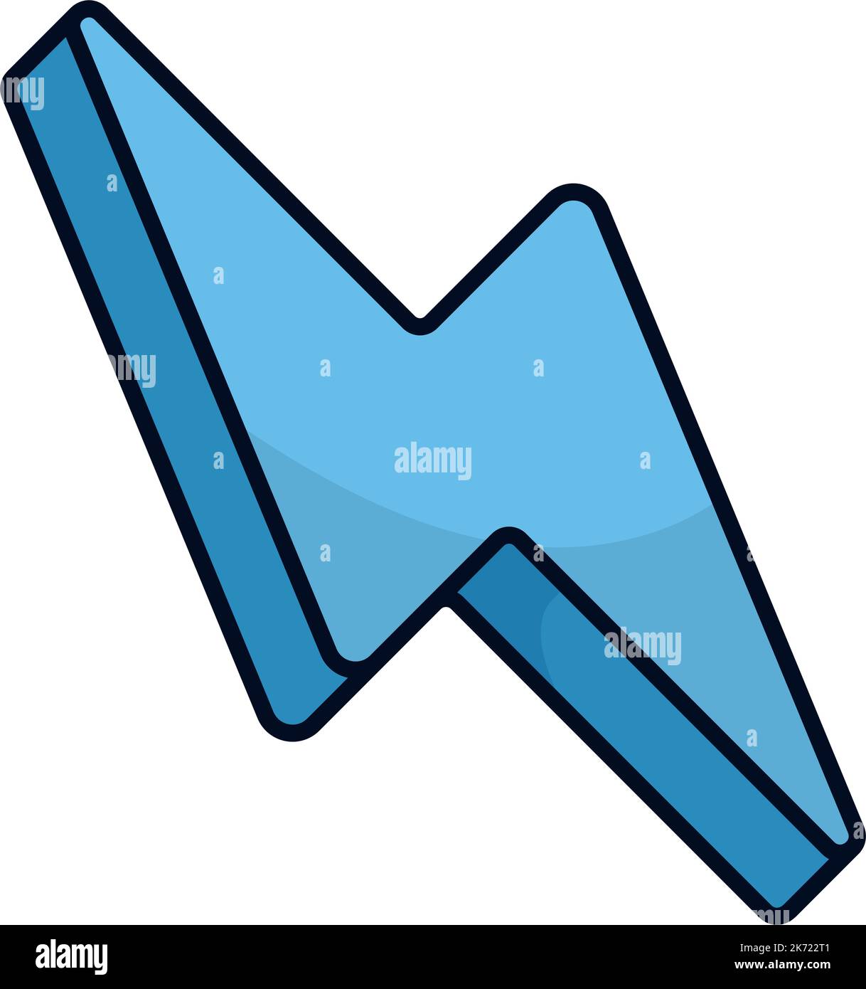 Thunder pop art design Cut Out Stock Images & Pictures - Alamy