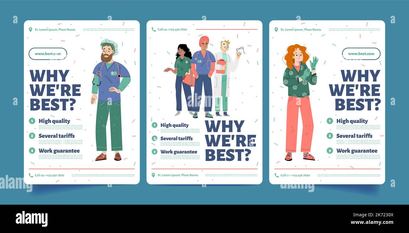 Why we are the best banners with hospital team wear uniform ...