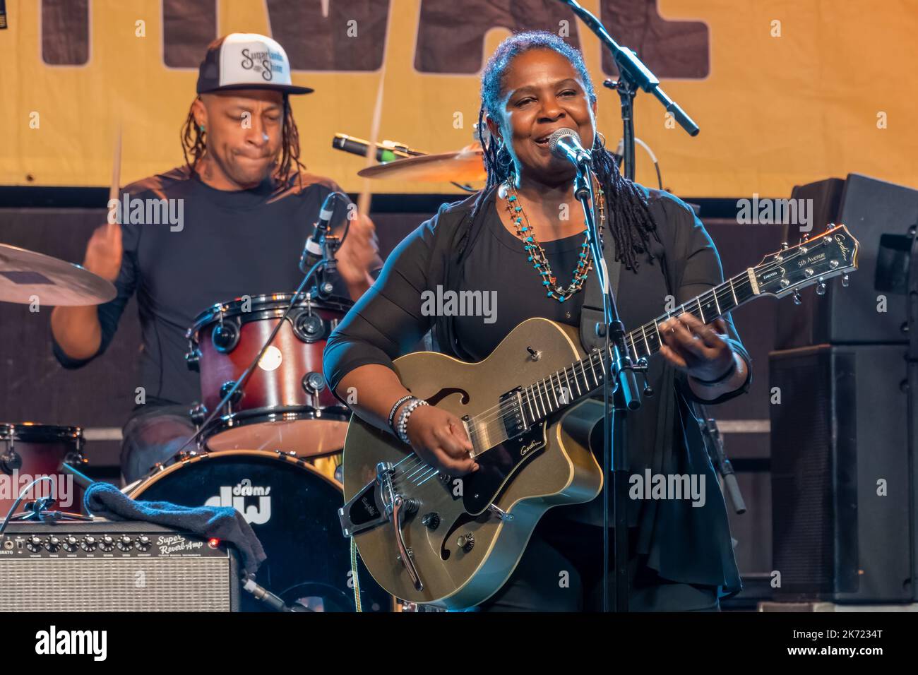 NEW ORLEANS, LA, USA - OCTOBER 16, 2022: Ruthie Foster performs at the ...