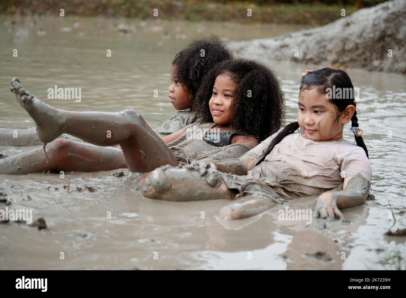 Little Girl Covered In Mud at Patricia Henderson blog