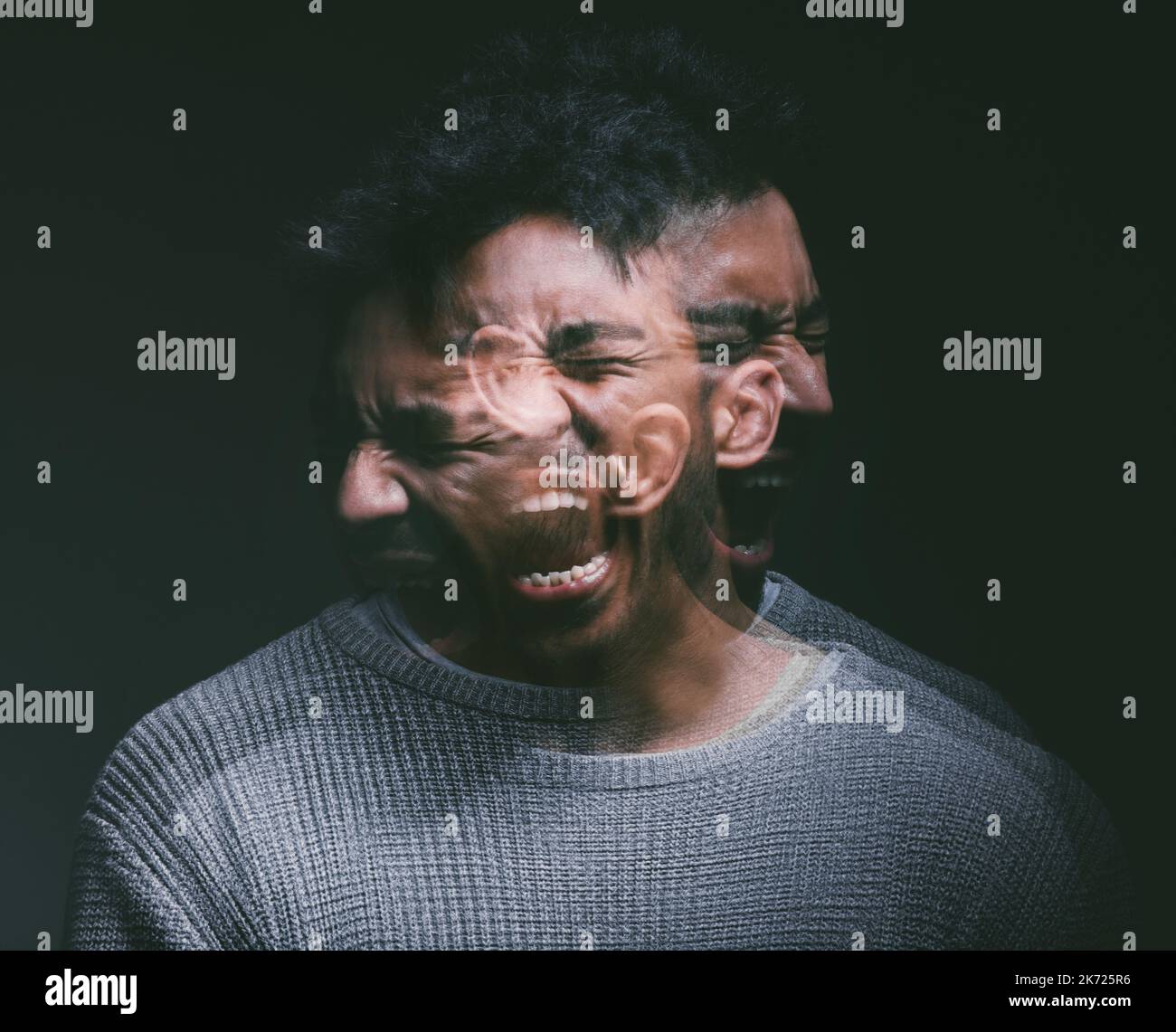 Scary looking black man hi-res stock photography and images - Alamy