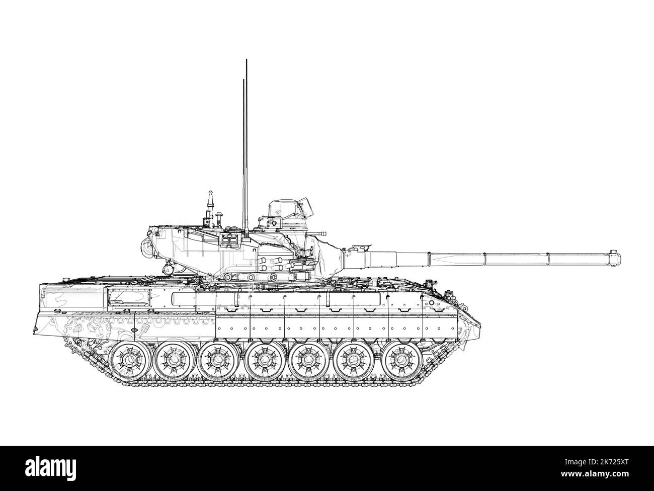 Tank. Vector rendering of 3d Stock Vector Image & Art - Alamy