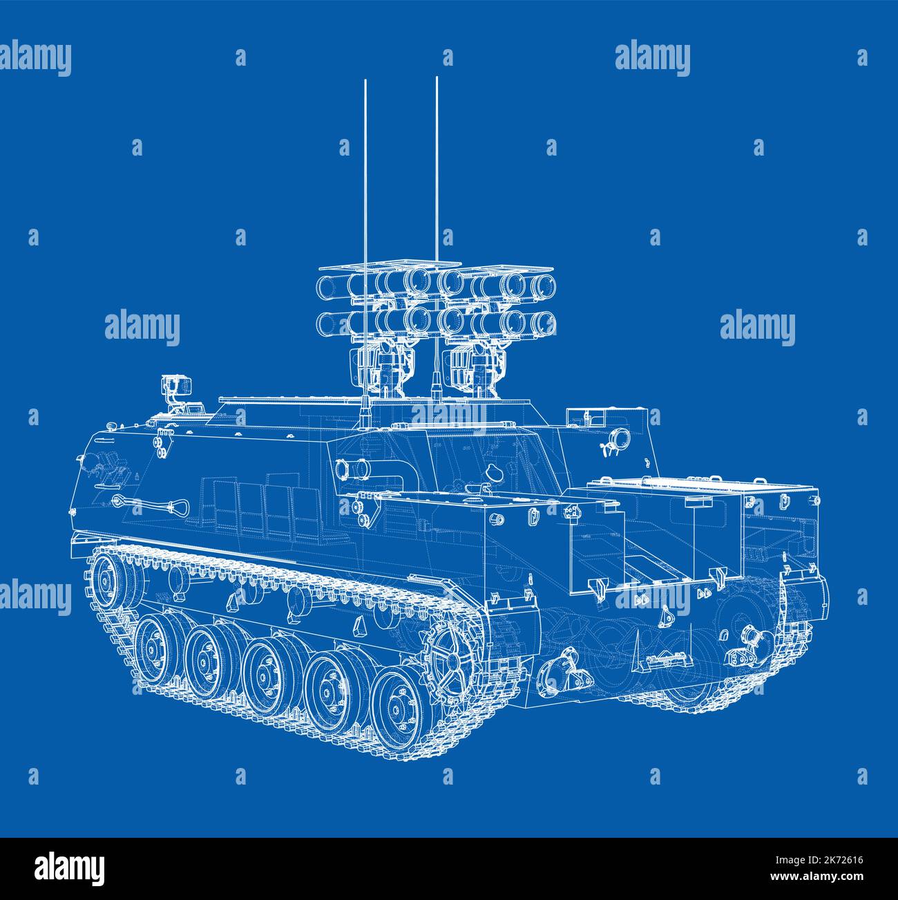 Anti-tank armored car. Vector Stock Vector Image & Art - Alamy