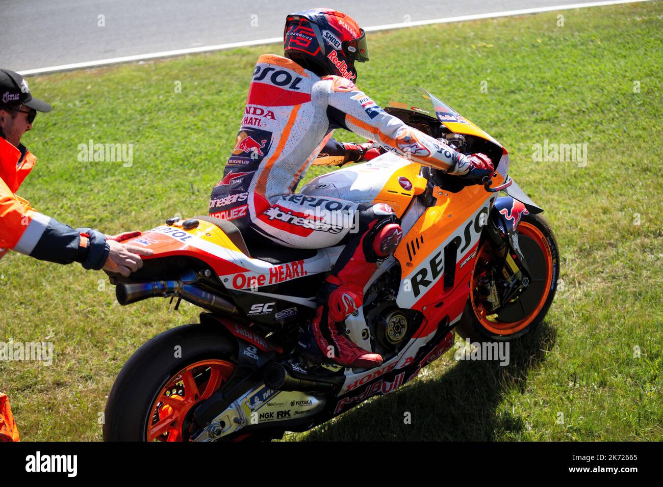 Marshal at motorbike racing hi-res stock photography and images - Alamy