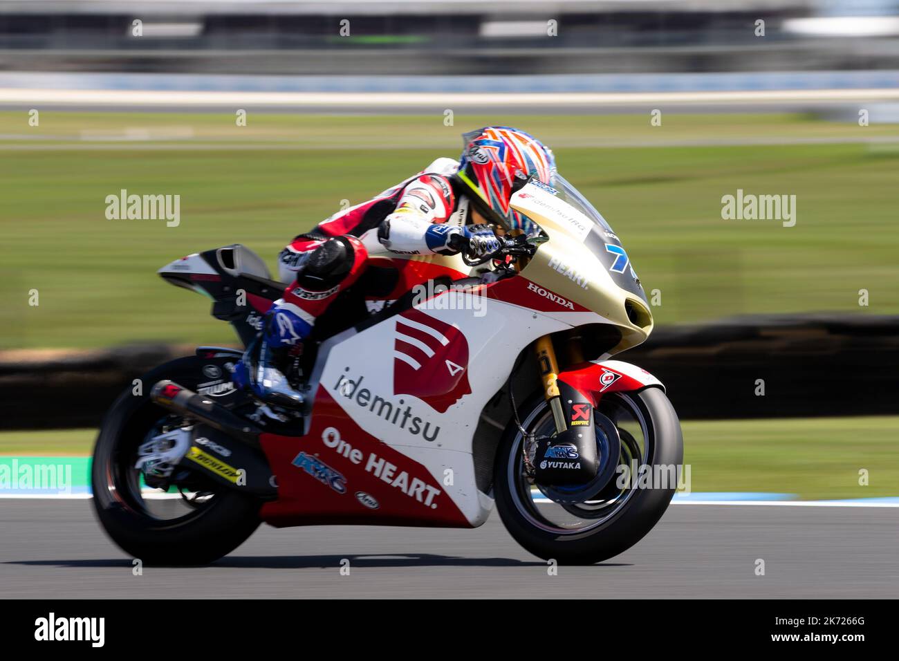 Phillip Island, Australia, 16 October, 2022. Ai Ogura of Japan on the ...