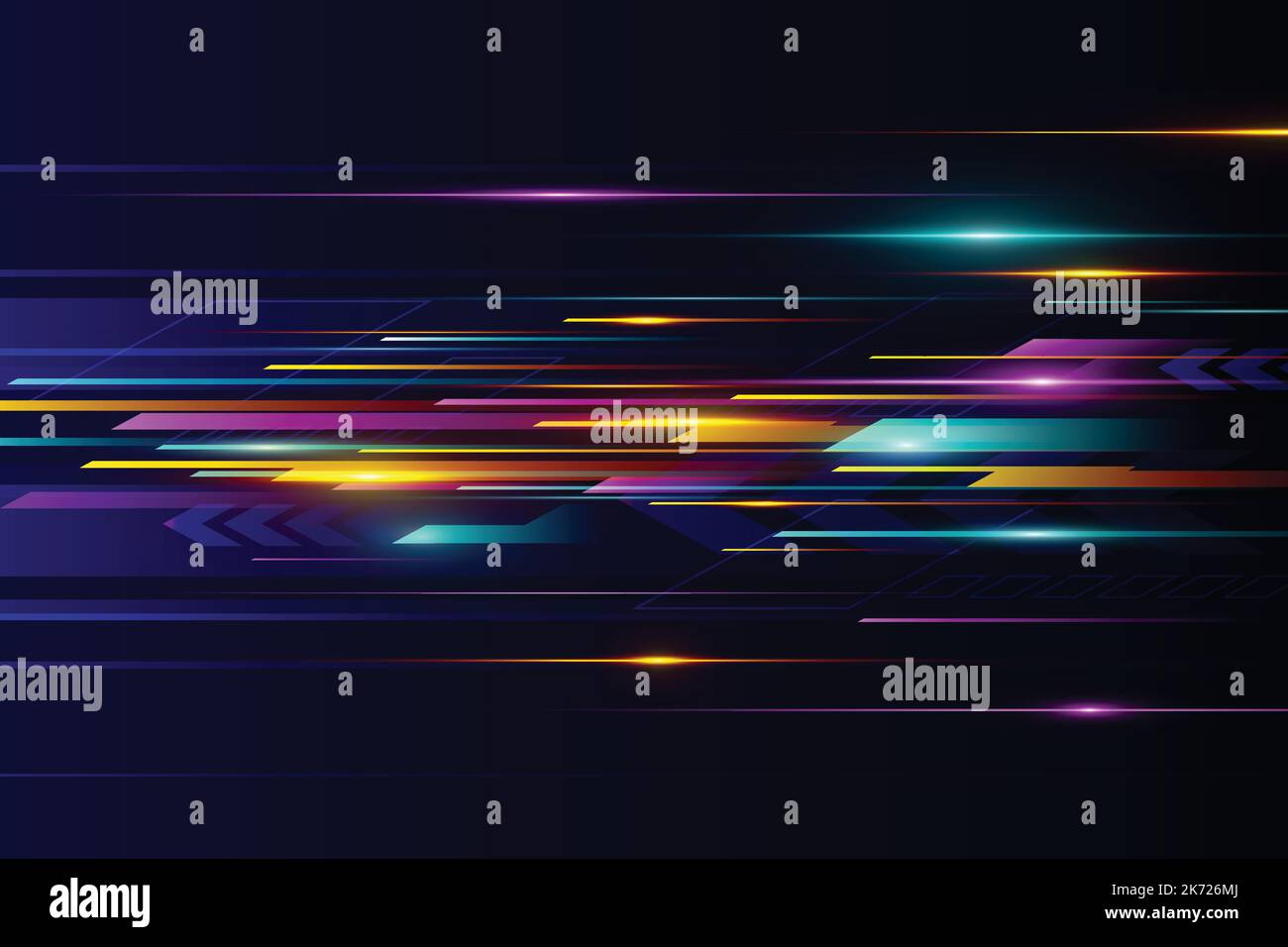 realistic neon speed motion background vector design illustration Stock ...