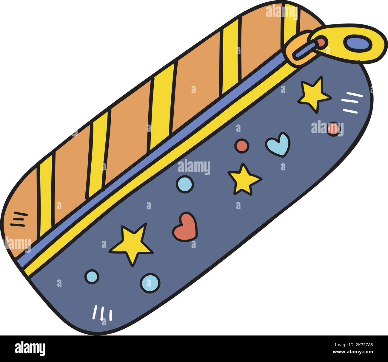 Pencil case cartoon hi-res stock photography and images - Alamy