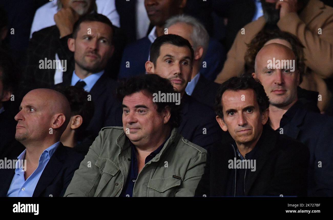 Alexandre Bompard attending the Ligue 1 match Paris Saint-Germain (PSG ...