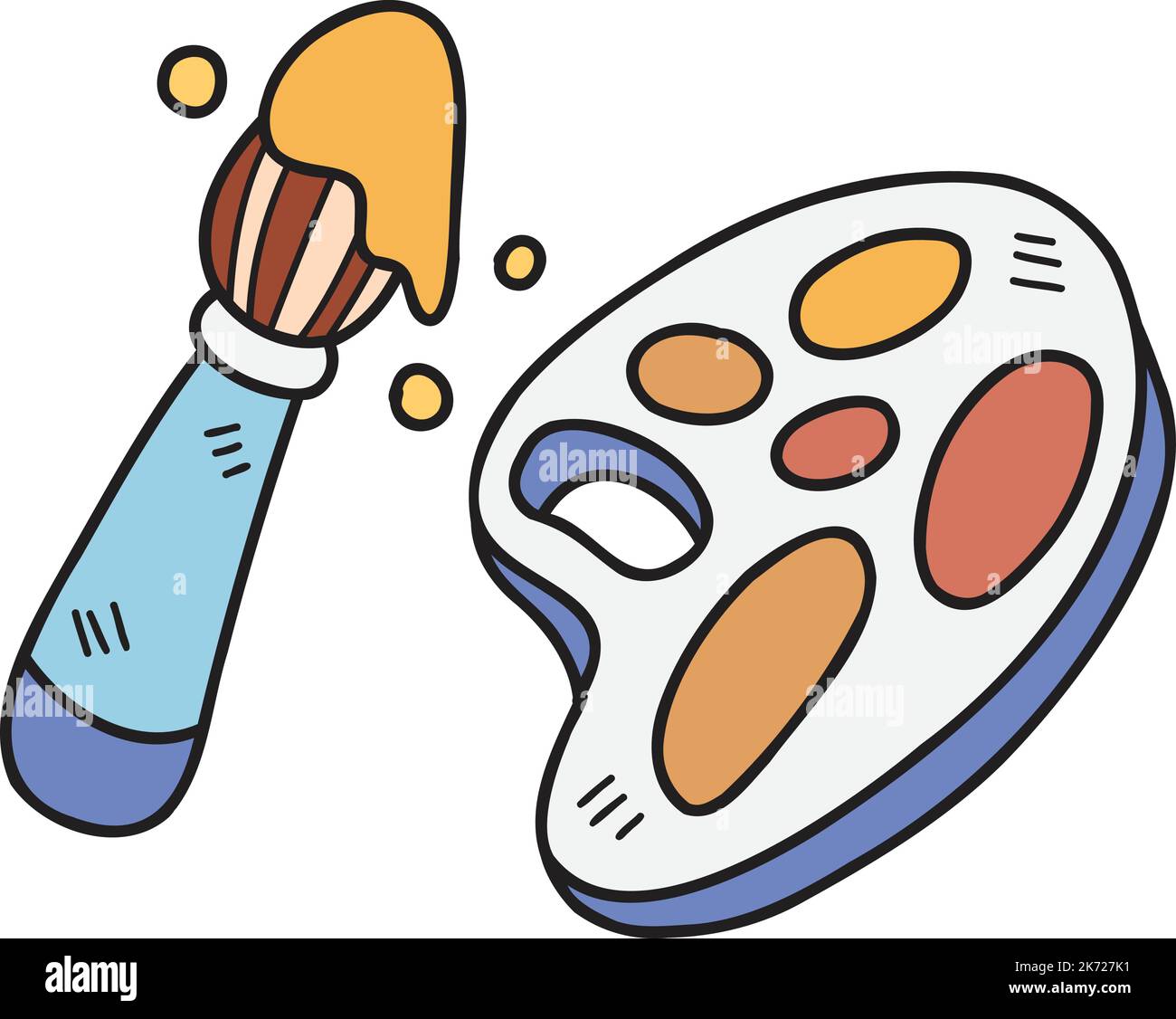 Watercolor paint trays hi-res stock photography and images - Alamy