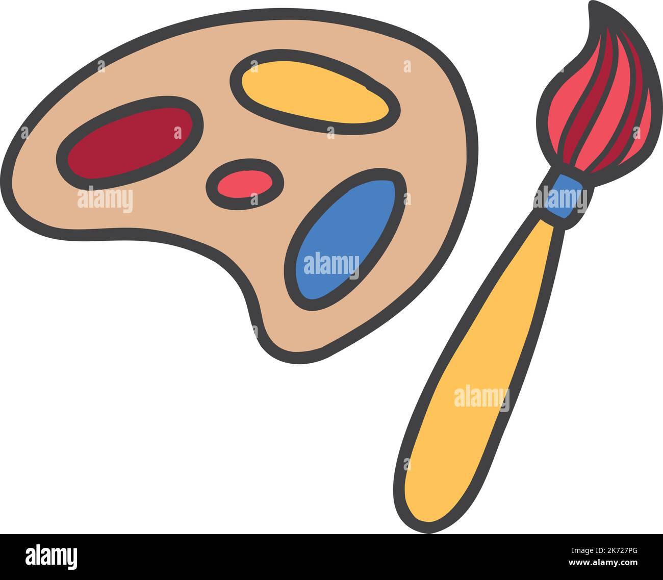 Paint trays Stock Vector Images - Alamy