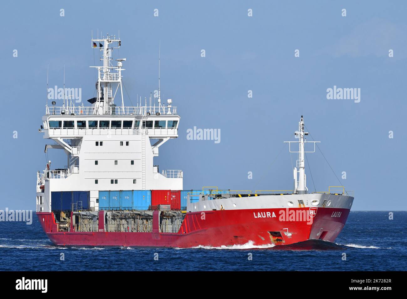 Langh Ship's LAURA at the Kiel Fjord Stock Photo - Alamy