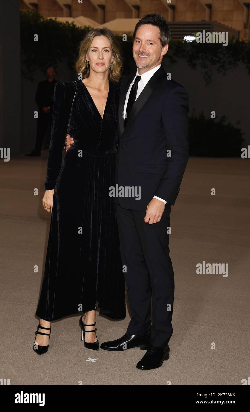 LOS ANGELES, CA - OCTOBER 15: (L-R) Jocelyne Cooper and Scott Cooper ...