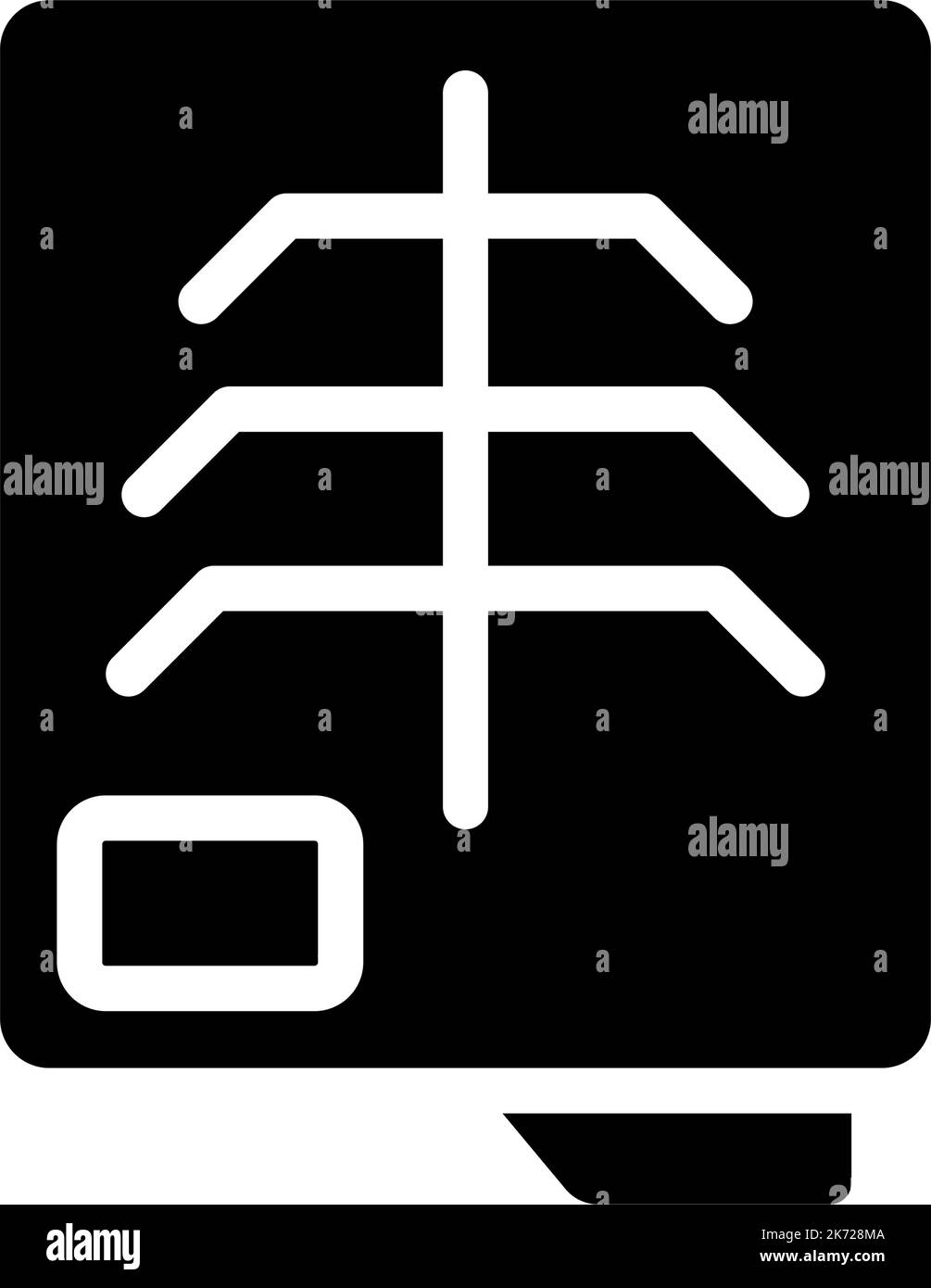 Hospital radiography sign Stock Vector Images - Alamy