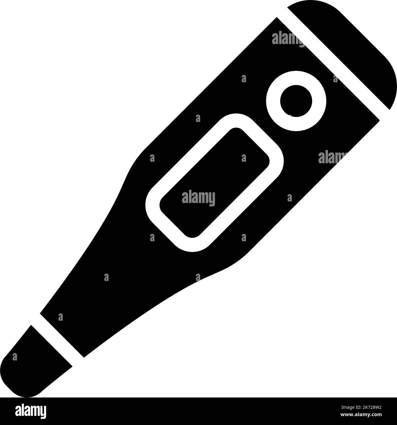 Digital clinical thermometer icon hi-res stock photography and images ...