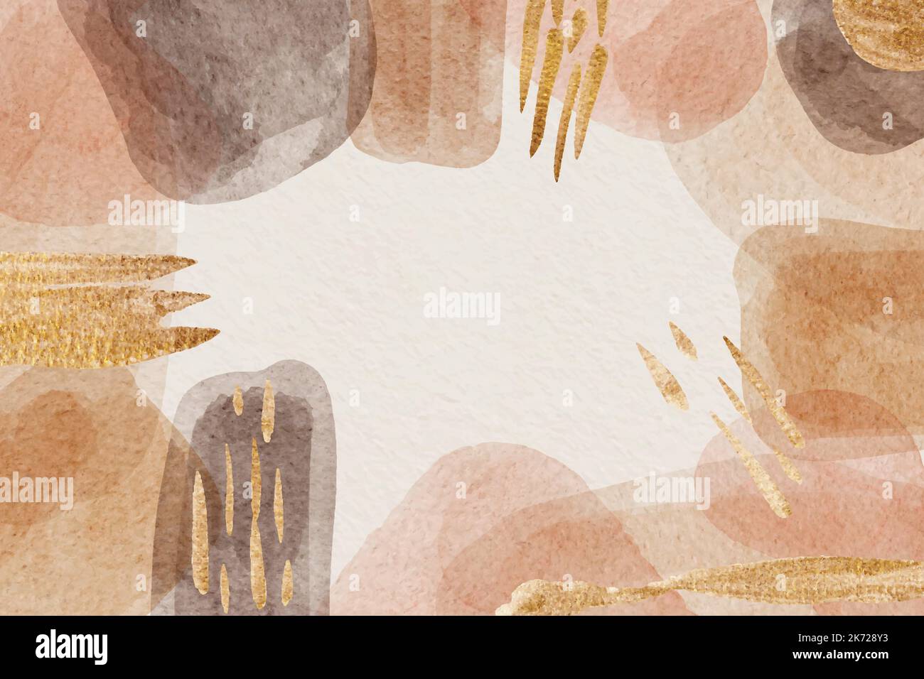 watercolor abstract shapes background vector design illustration Stock ...