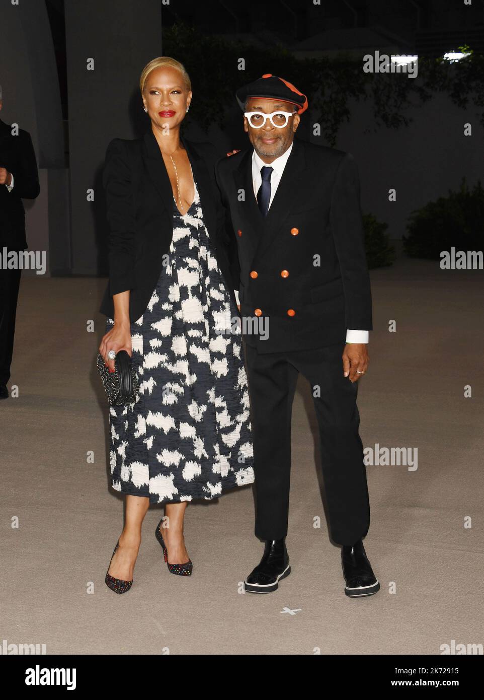 LOS ANGELES, CA - OCTOBER 15: (L-R) Tonya Lewis Lee and Spike Lee ...