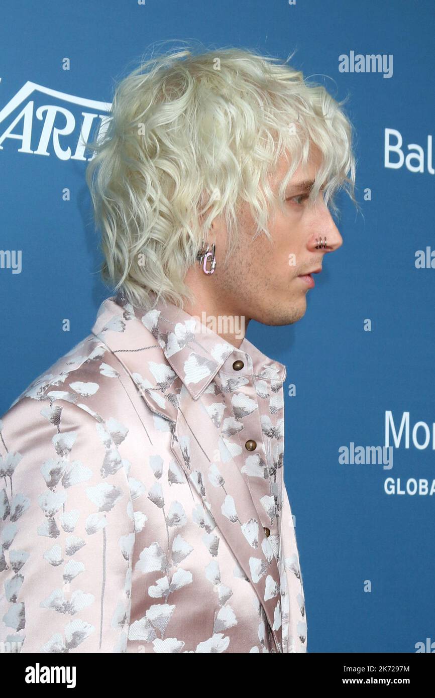 LOS ANGELES - OCT 16: Colson Baker aka Machine Gun Kelly at the Newport ...