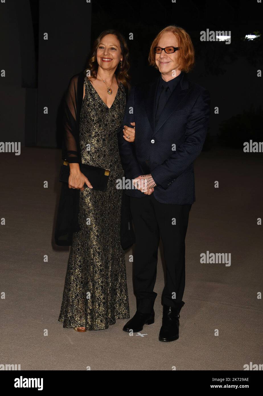 LOS ANGELES, CA - OCTOBER 15: (L-R) Laura Engel and Danny Elfman attend ...