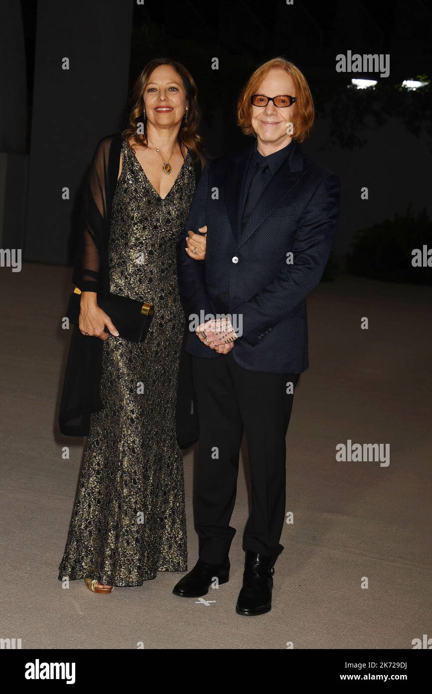 LOS ANGELES, CA - OCTOBER 15: (L-R) Laura Engel and Danny Elfman attend ...