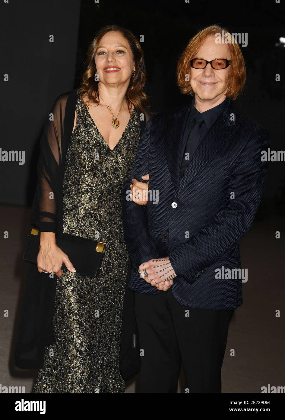LOS ANGELES, CA - OCTOBER 15: (L-R) Laura Engel and Danny Elfman attend ...