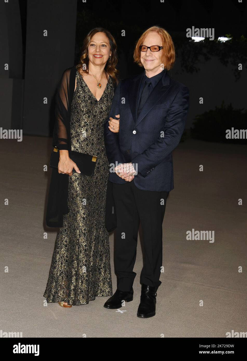 LOS ANGELES, CA - OCTOBER 15: (L-R) Laura Engel and Danny Elfman attend ...