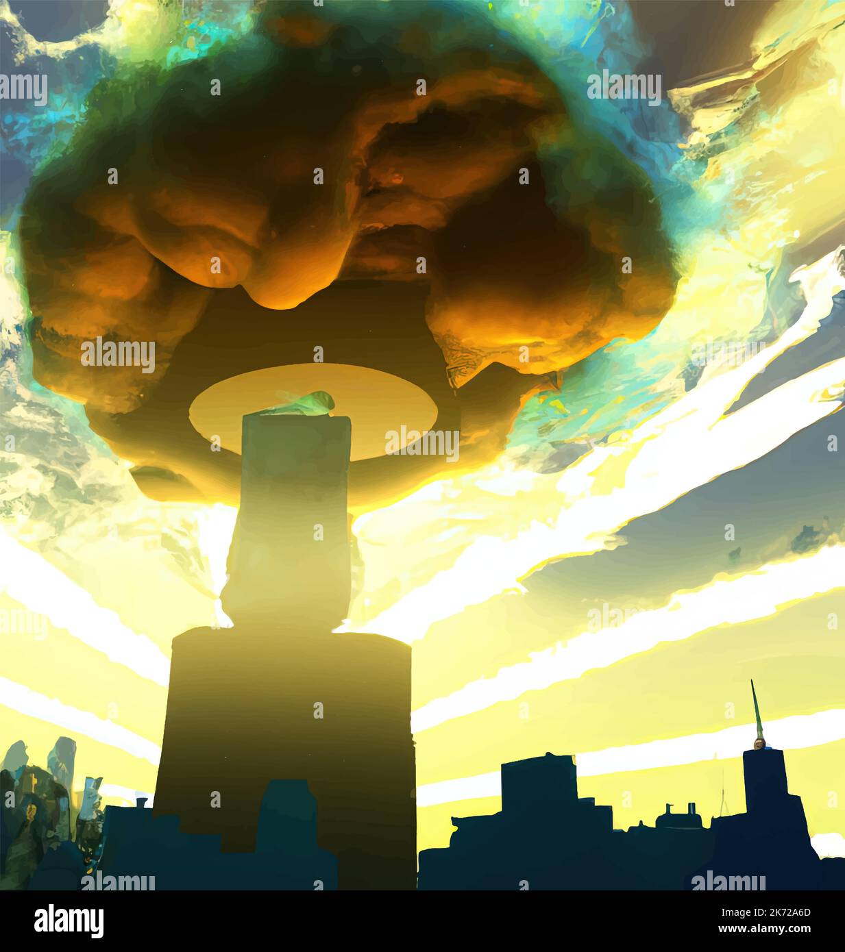 The Mushroom At The End Of The World Stock Vector Images Alamy