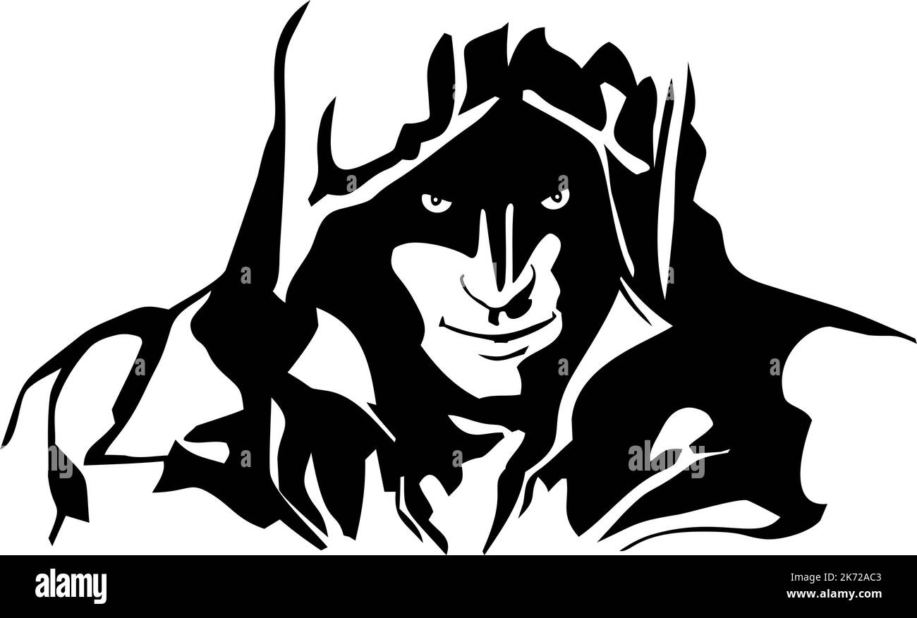 Man in hood hacker Cut Out Stock Images & Pictures - Alamy