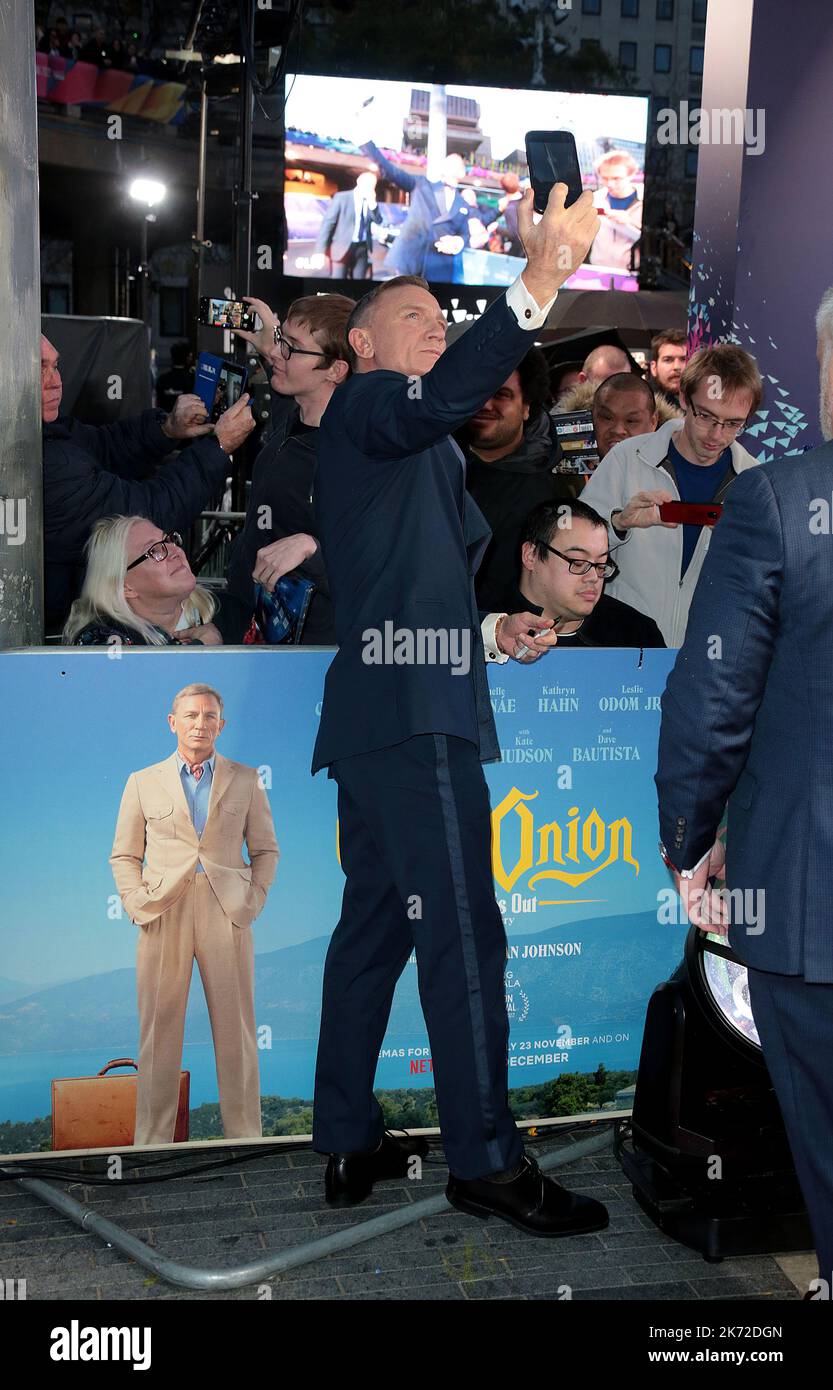 Oct 16, 2022 - London, England, UK - Daniel Craig attending 66th BFI ...