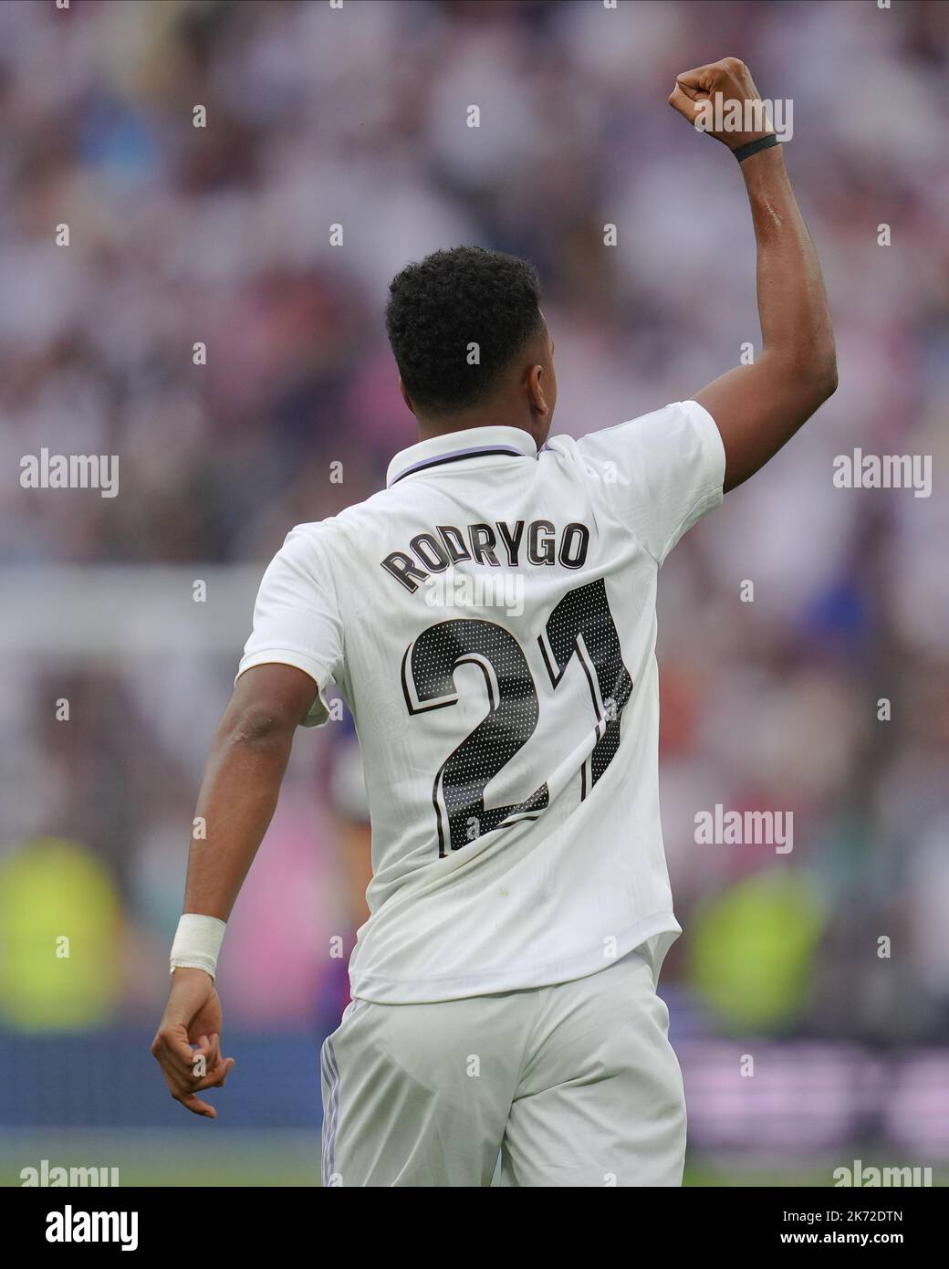Madrid, Spain. 16th Oct, 2022. Rodrygo Goes of Real Madrid during the ...