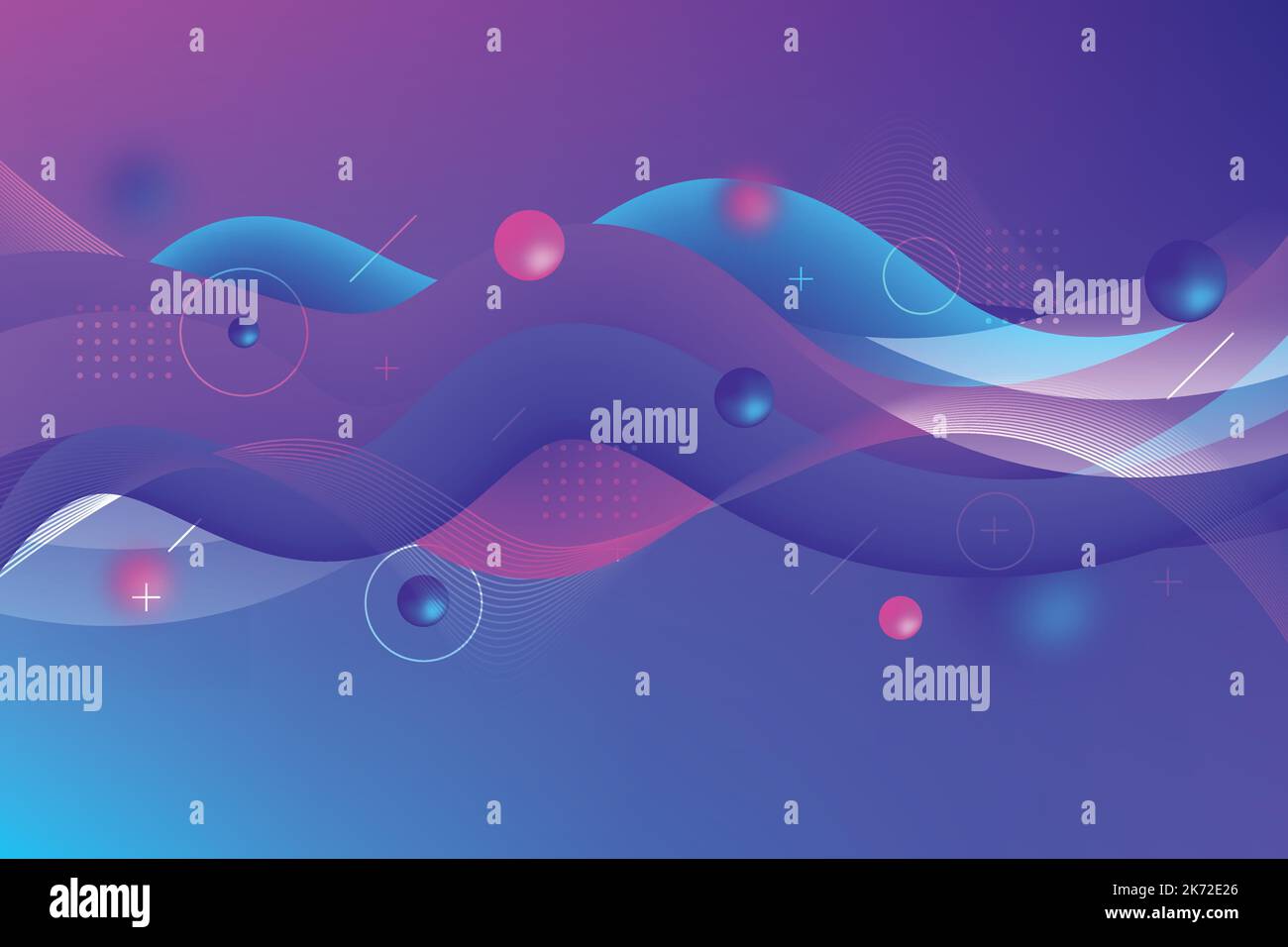 gradient dynamic wavy background vector design illustration Stock Vector Image & Art - Alamy
