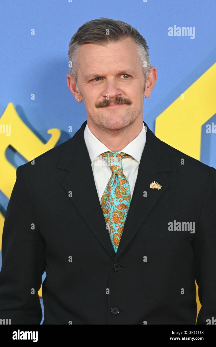 London, UK. 16th Oct, 2022. Ben Roberts arrive at the Glass Onion: A ...