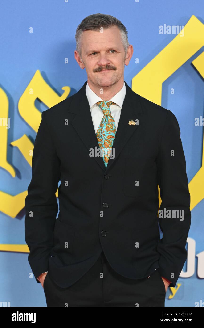 London, UK. 16th Oct, 2022. Ben Roberts arrive at the Glass Onion: A ...