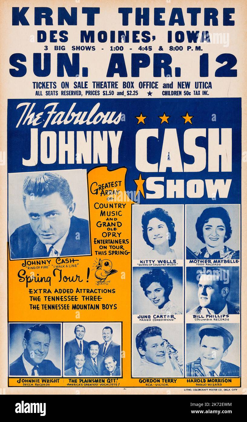 Johnny cash live hi-res stock photography and images - Alamy