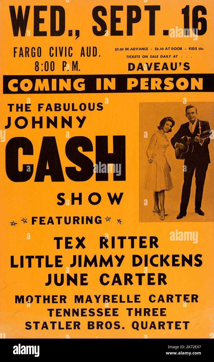 Johnny Cash, Tex Ritter, Little Jimmy Dickens, June Carter - Fargo ...