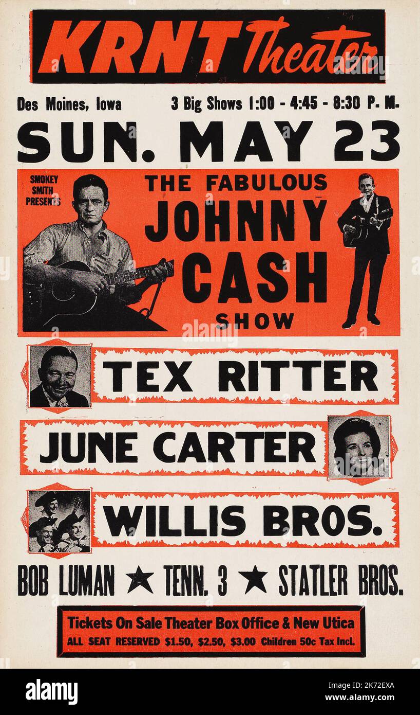 The Fabulous Johnny Cash Show - Tex Ritter, June Carter, Willis Bros ...