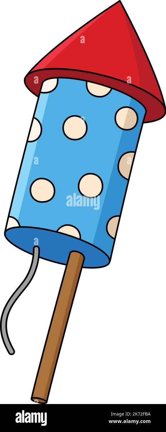 Fireworks Cartoon Colored Clipart Illustration Stock Vector Image & Art ...